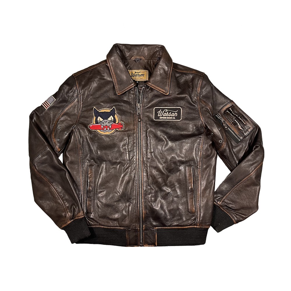 US Navi Tomcat leather jacket - Jacket - Warson Motors