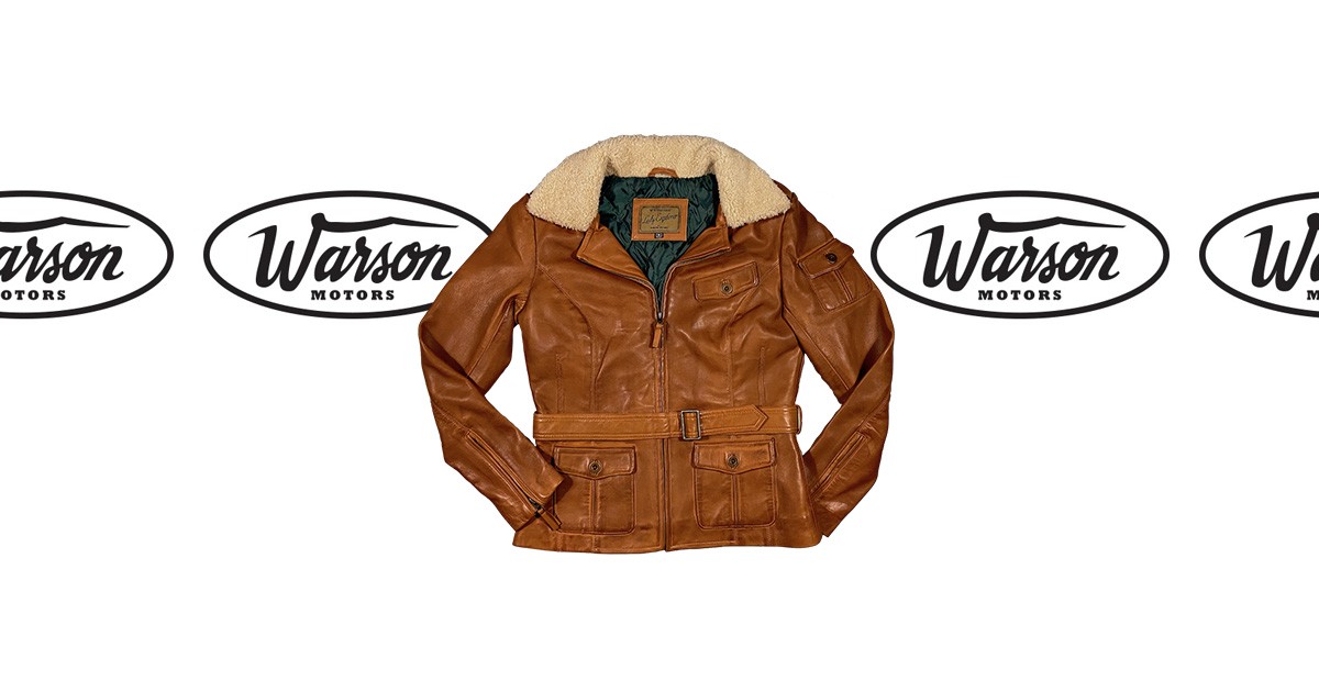 Lady Explorer leather jacket cognac - Jacket - Women - Warson Motors