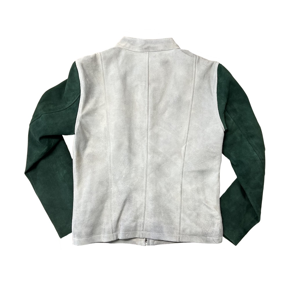 Gran Turismo leather jacket white/green women