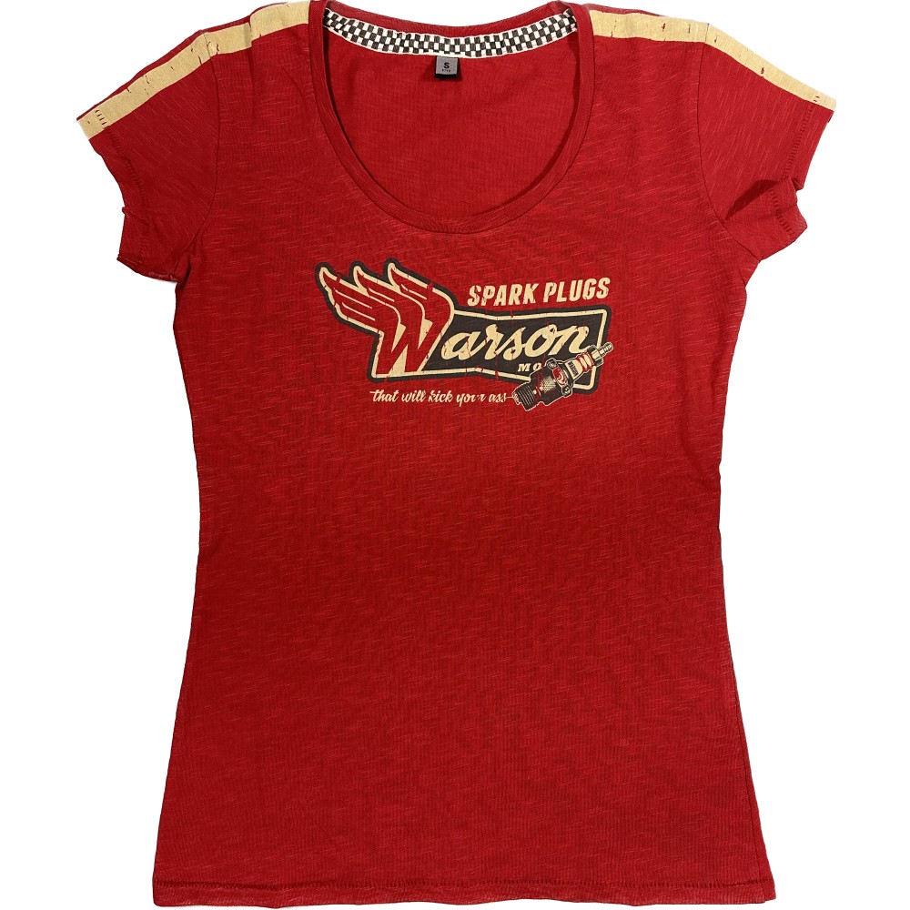 T Shirt Get Kicks 66 Red T Shirt Clothes Women Warson Motors