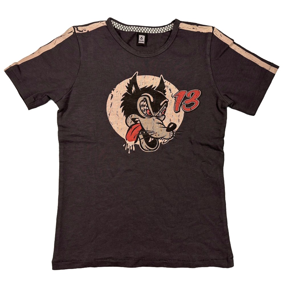 t-shirt speed wolf kids by Warson Motors