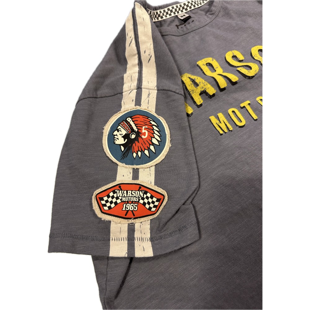 T-shirt Indian 48 stone grey by Warson Motors