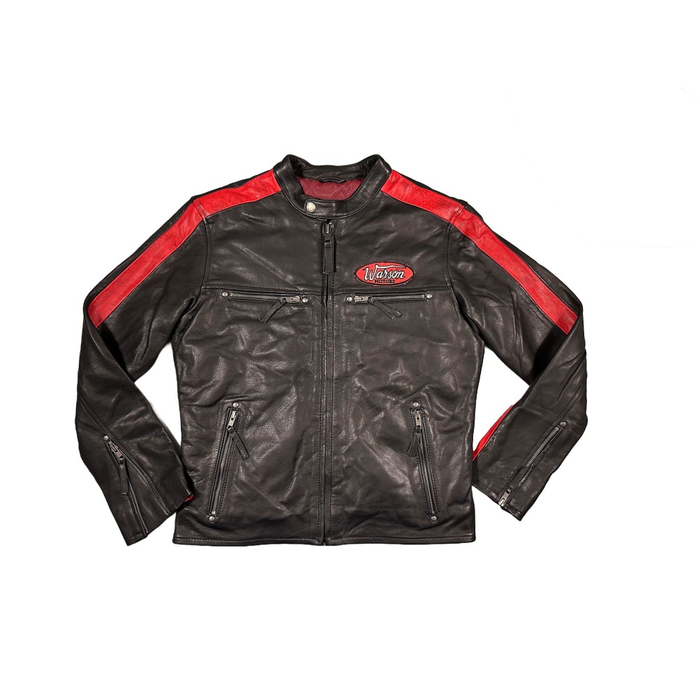 Redline leather jacket for men by Warson Motors