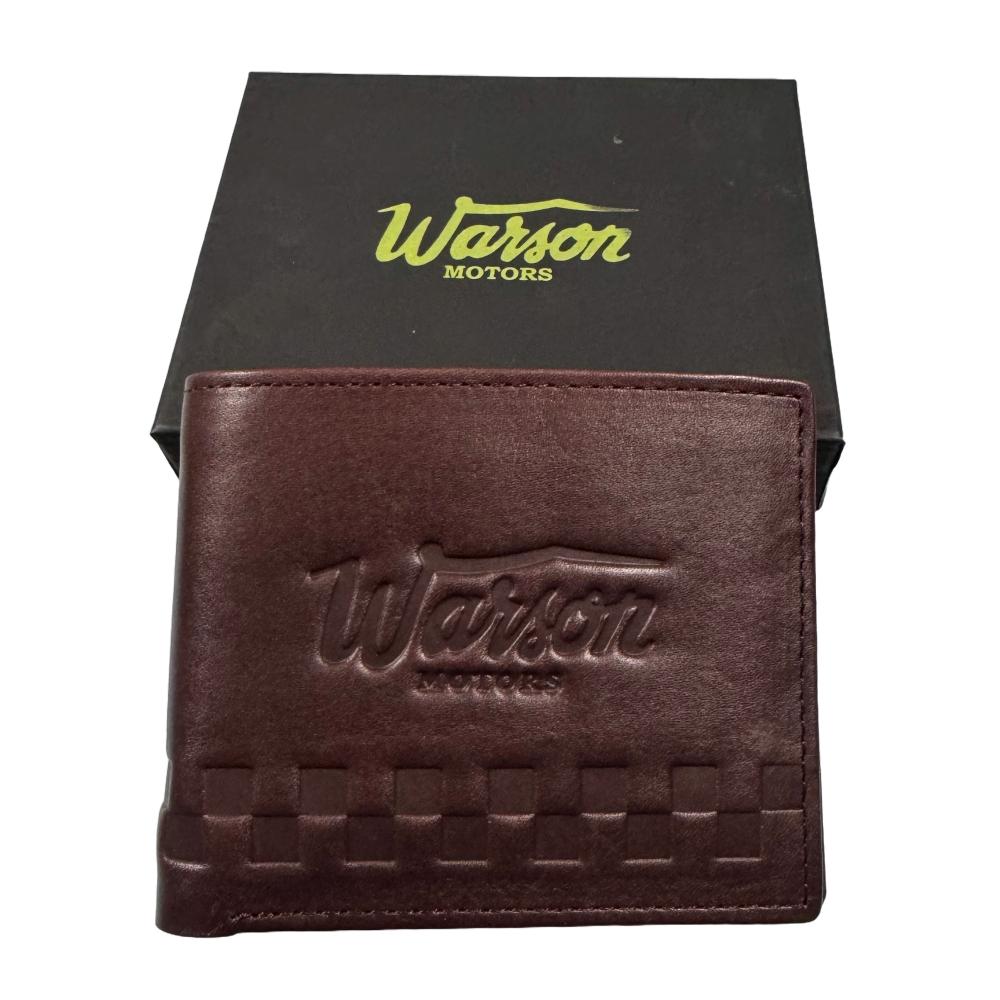 Warson Motors men's wallet brown